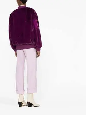 BLANCA VITA Faux-fur Bomber Jacket