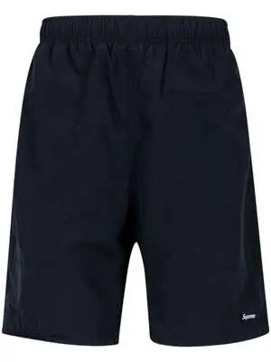 Supreme Logo-print Water Shorts - Black