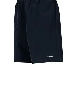 Supreme Logo-print Water Shorts - Black