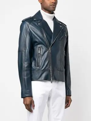 Dsquared2 Leather Biker Jacket
