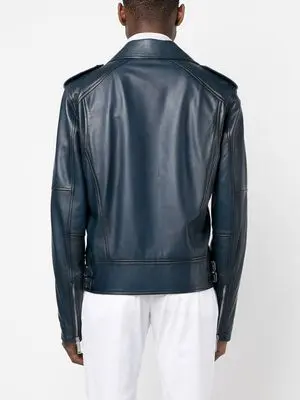 Dsquared2 Leather Biker Jacket