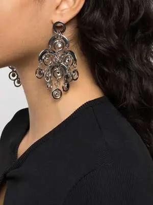 Rabanne Crystal-embellished Pendant Earrings