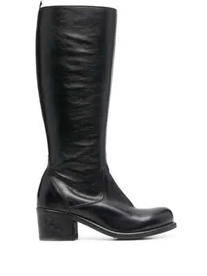 Moma Calf-length Leather Boots