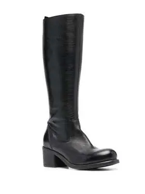 Moma Calf-length Leather Boots