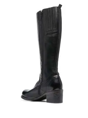 Moma Calf-length Leather Boots