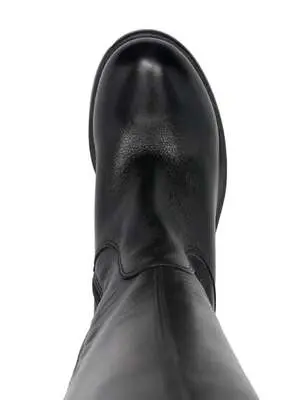 Moma Calf-length Leather Boots