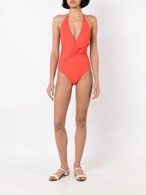 CLUBE BOSSA Davis Ring-embellished Swimsuit
