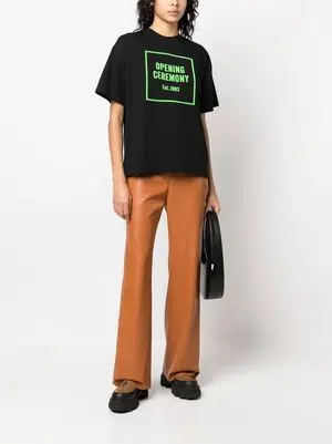 Opening Ceremony Logo-print T-shirt - Black