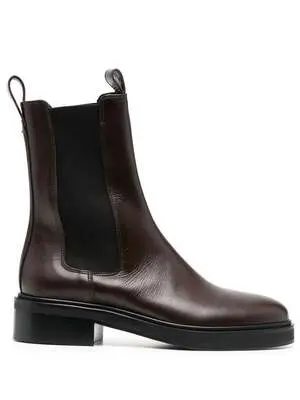 AeydĒ 40mm Leather Boots - Brown