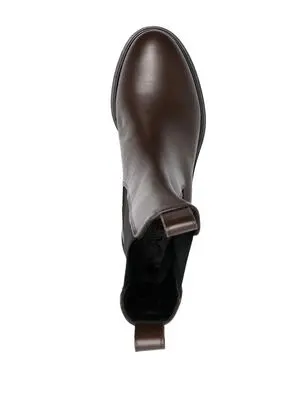AeydĒ 40mm Leather Boots - Brown