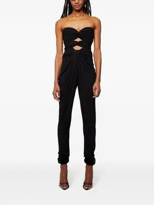 Saint Laurent Strapless Skinny Jumpsuit