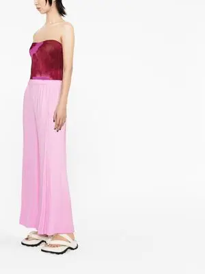 Issey Miyake September Plissé Trousers - Pink
