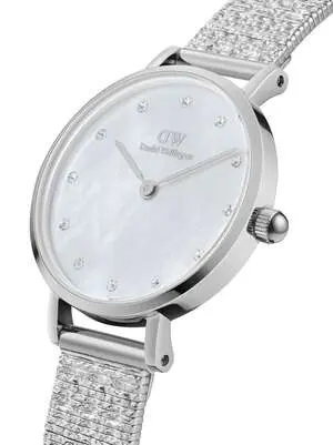 DANIEL WELLINGTON Petite Pressed Lumine 28mm - White