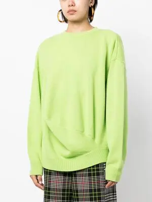 ENFOLD Slouched-knit Sweatshirt