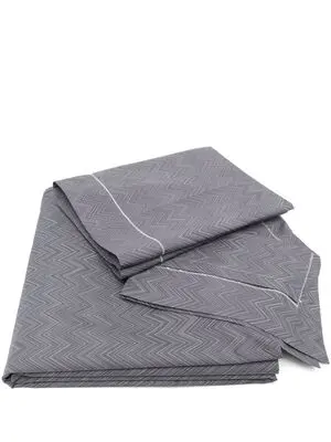 Missoni Zigzag-woven Bedding Set - Grey