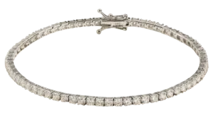 ROXANNE FIRST 14-karat White Gold Diamond Tennis Bracelet