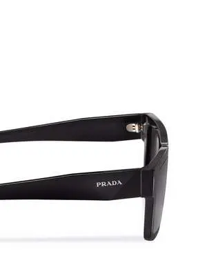 Prada Symbole Square-frame Sunglasses - Grey