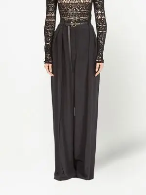 FERRAGAMO Belted Palazzo Trousers