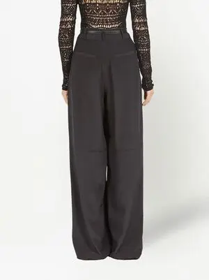 FERRAGAMO Belted Palazzo Trousers
