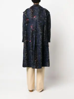 VITELLI Single-breasted Recycled Wool Coat