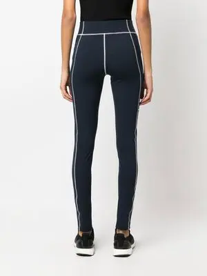J. Lindeberg Zena Contrast-stitch Leggings - Blue