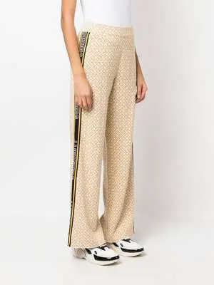 J. Lindeberg Monogram-print Logo-tape Trousers