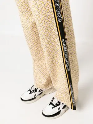 J. Lindeberg Monogram-print Logo-tape Trousers