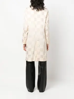 UMA WANG Checkerboard-print Shirt Jacket