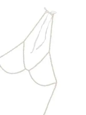 FLEUR DU MAL Pearl Framed Bra