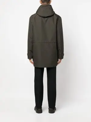 LISKA Button-front Hooded Coat