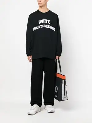WHITE MOUNTAINEERING Logo Print Crewneck Sweatshirt