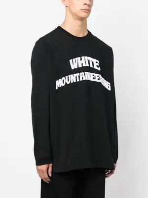 WHITE MOUNTAINEERING Logo Print Crewneck Sweatshirt