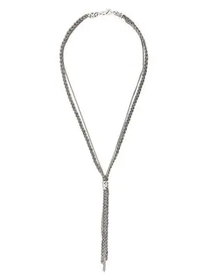 Emanuele Bicocchi Tie Chain Necklace - Silver