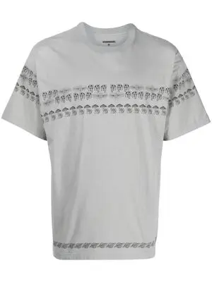 NEIGHBORHOOD Mushroom-print Detail T-shirt - Grey