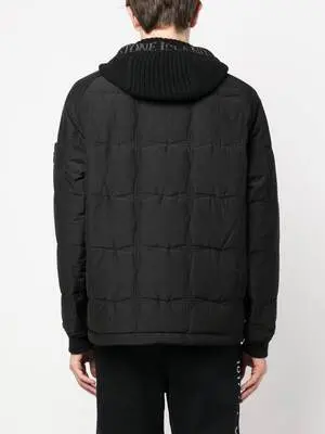 Stone Island Padded Zip-up Jacket - Black