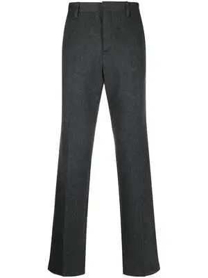 Off-White Straight-leg Trousers - Grey