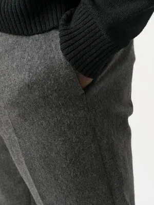 Off-White Straight-leg Trousers - Grey