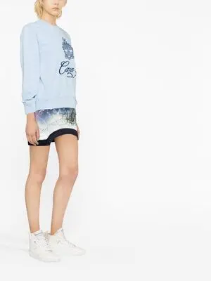 Casablanca Vol De Nuit Quilted Miniskirt