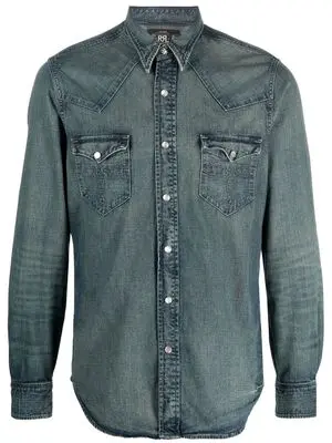 Ralph Lauren Dark-wash Denim Shirt