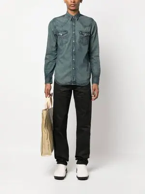 Ralph Lauren Dark-wash Denim Shirt