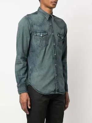 Ralph Lauren Dark-wash Denim Shirt