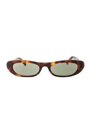 Saint Laurent Sl 557 Shade Sunglasses - Medium Havana