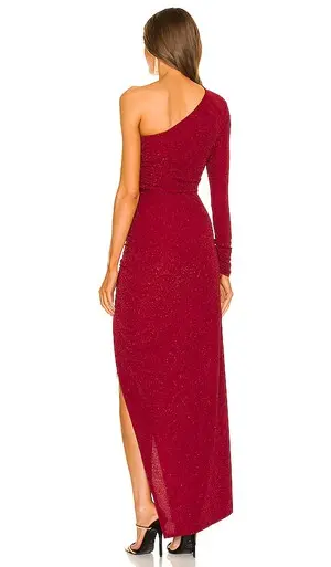MICHAEL COSTELLO X Maxi Dress - Dark Red