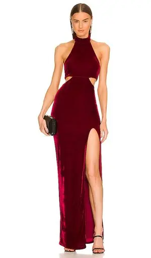 Michael Costello x Revolve Halterneck Gown