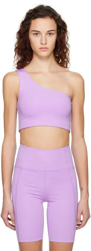 GIRLFRIEND COLLECTIVE Girlfriend Collective Purple Bianca Sport Bra - Bougainvillea