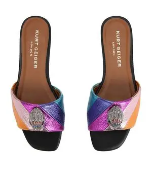 Kurt Geiger Leather Kensington Slides