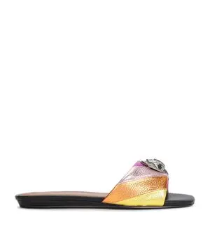 Kurt Geiger Leather Kensington Slides