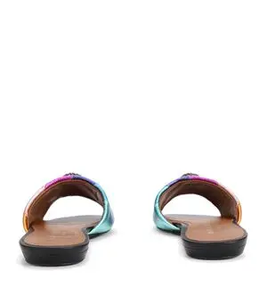 Kurt Geiger Leather Kensington Slides