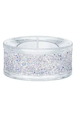 SWAROVSKI Shimmer Tealight Holder - Crystal Ab