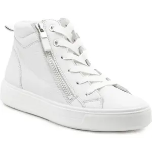 ARA Camden High-top Sneaker - White Calf